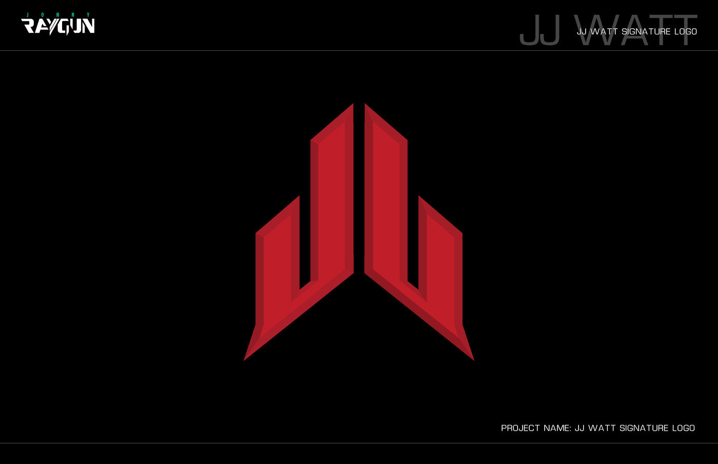 JJ Watt Logo by Jon Hill at Coroflot.com