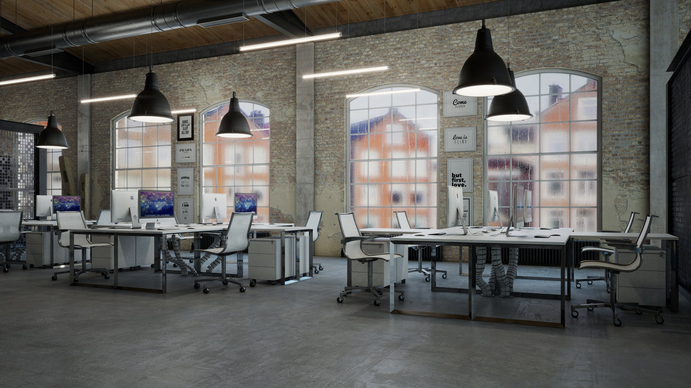 Loft Office design by Dimitar Gongalov at Coroflot.com
