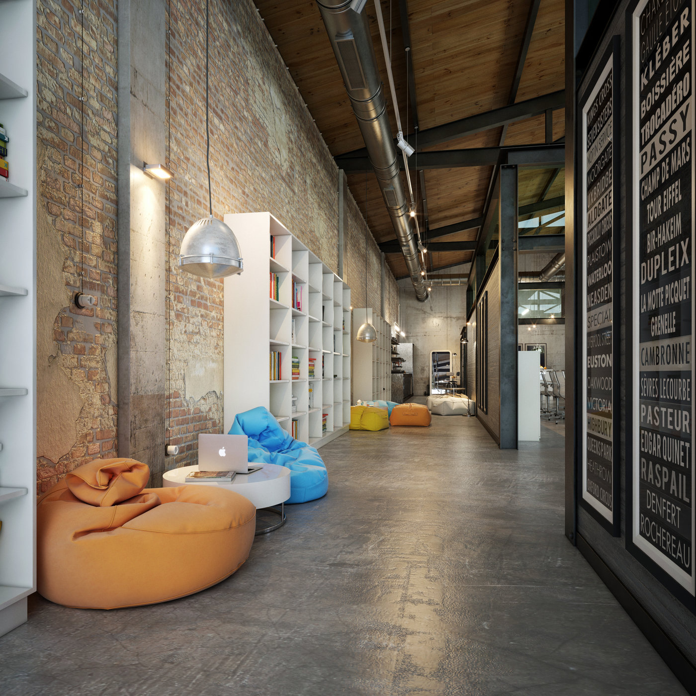 Loft Office design by Dimitar Gongalov at Coroflot.com