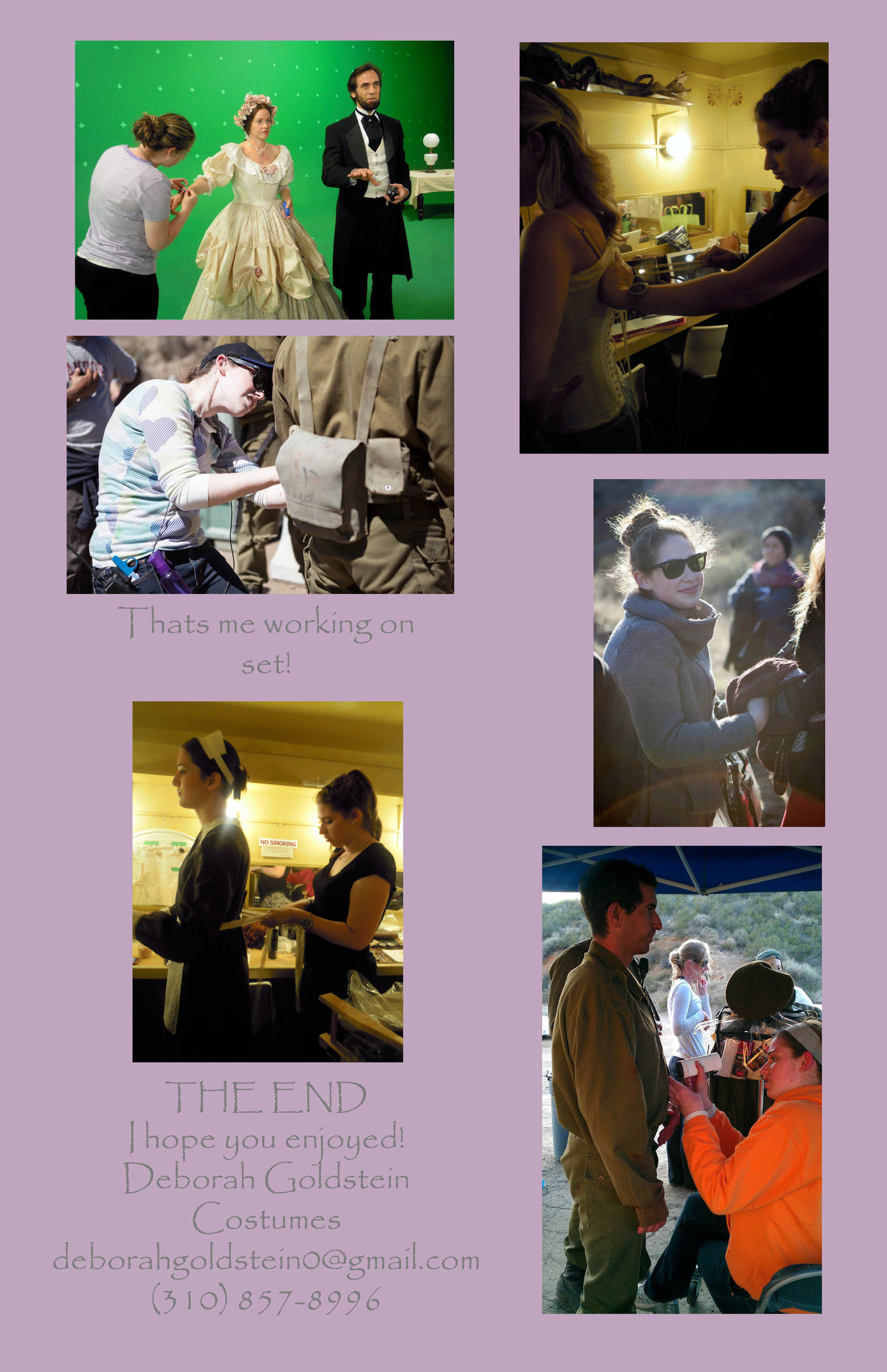 End Page by Deborah Goldstein at Coroflot.com