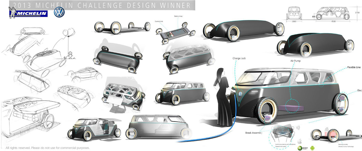 2013 Michelin Challenge Design Award by Steve Chien at Coroflot.com
