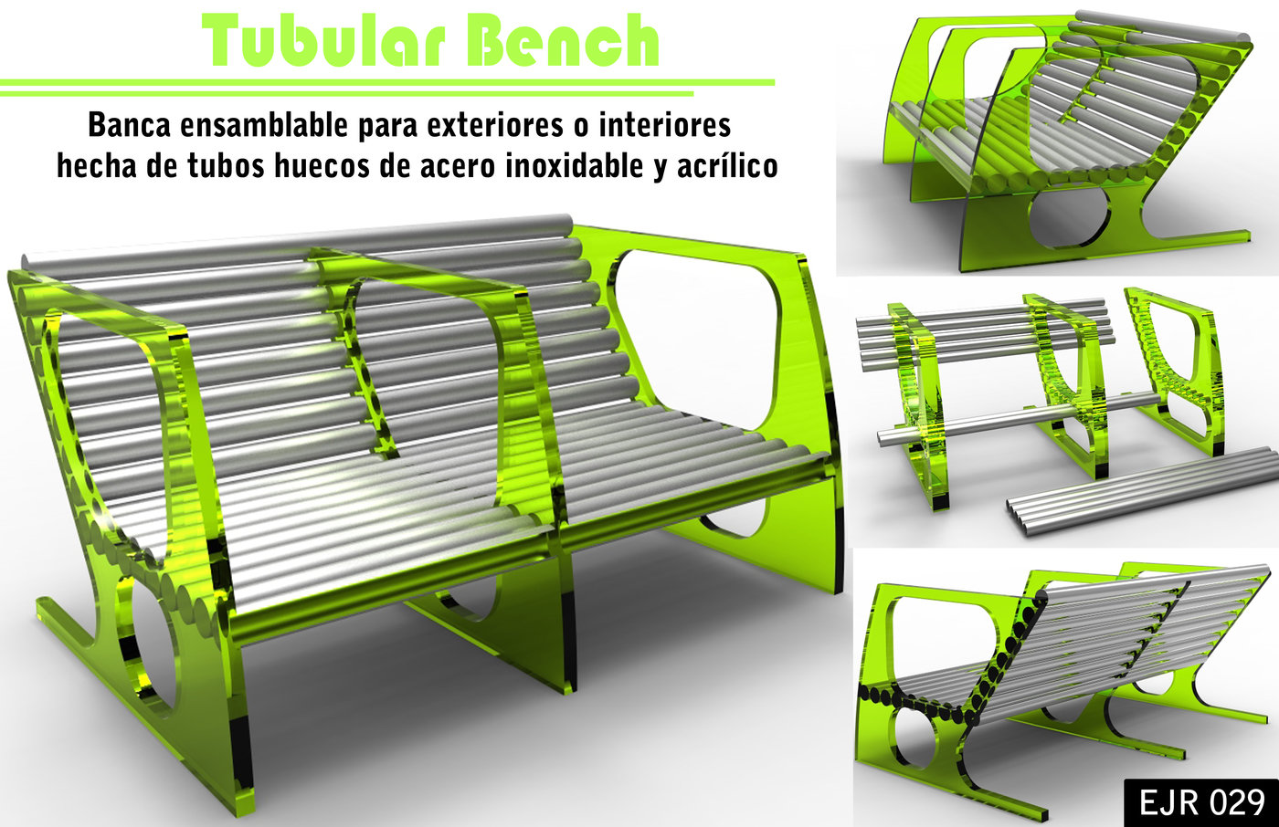 Sala tubular de acero inoxidable by Esli Jacob Rodriguez Vela at ...