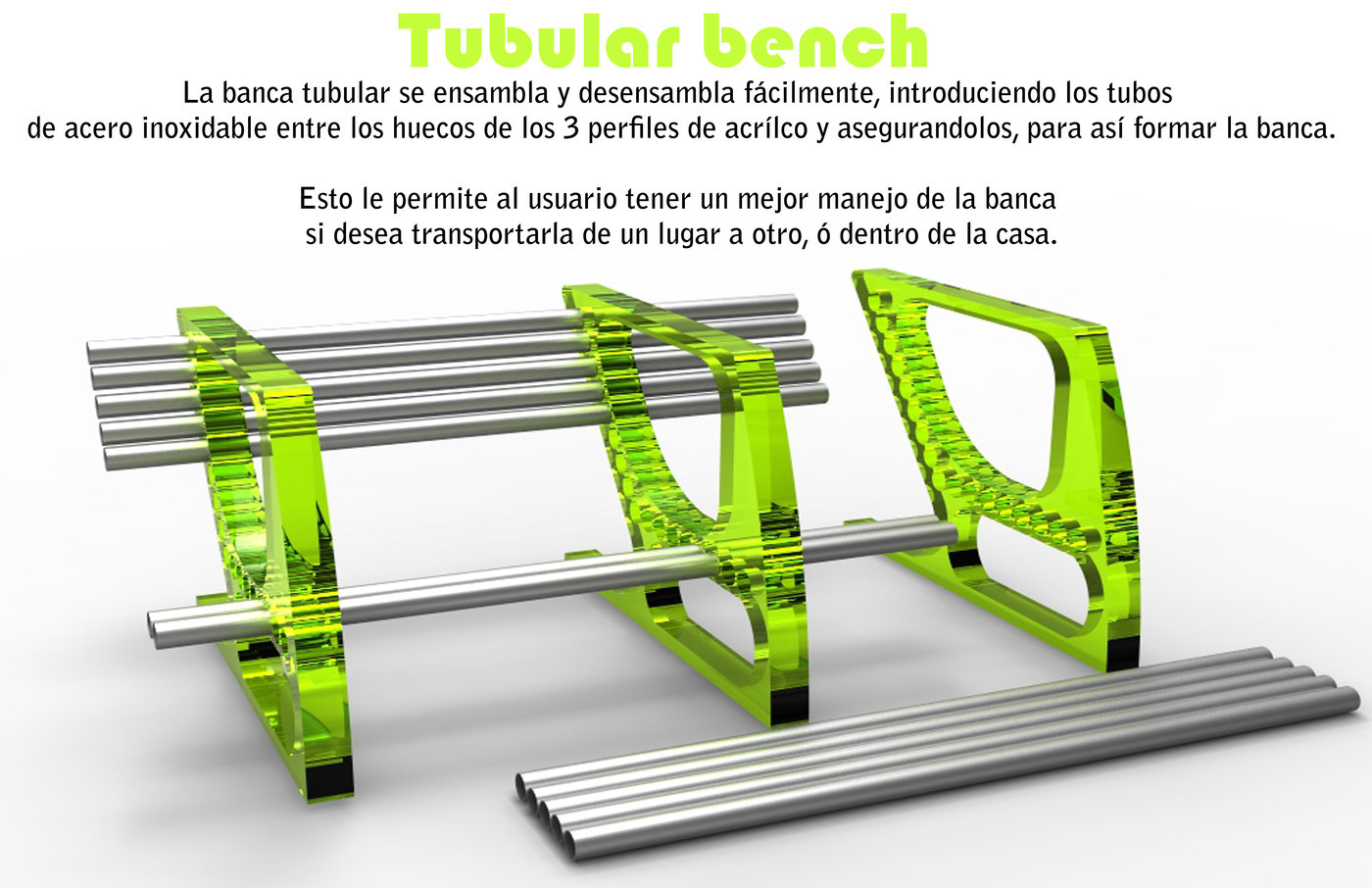Sala tubular de acero inoxidable by Esli Jacob Rodriguez Vela at ...