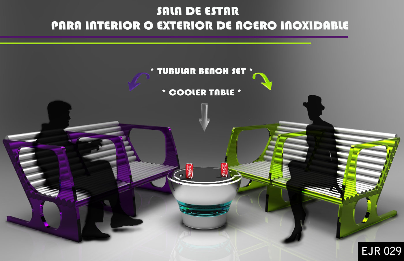 Sala tubular de acero inoxidable by Esli Jacob Rodriguez Vela at ...