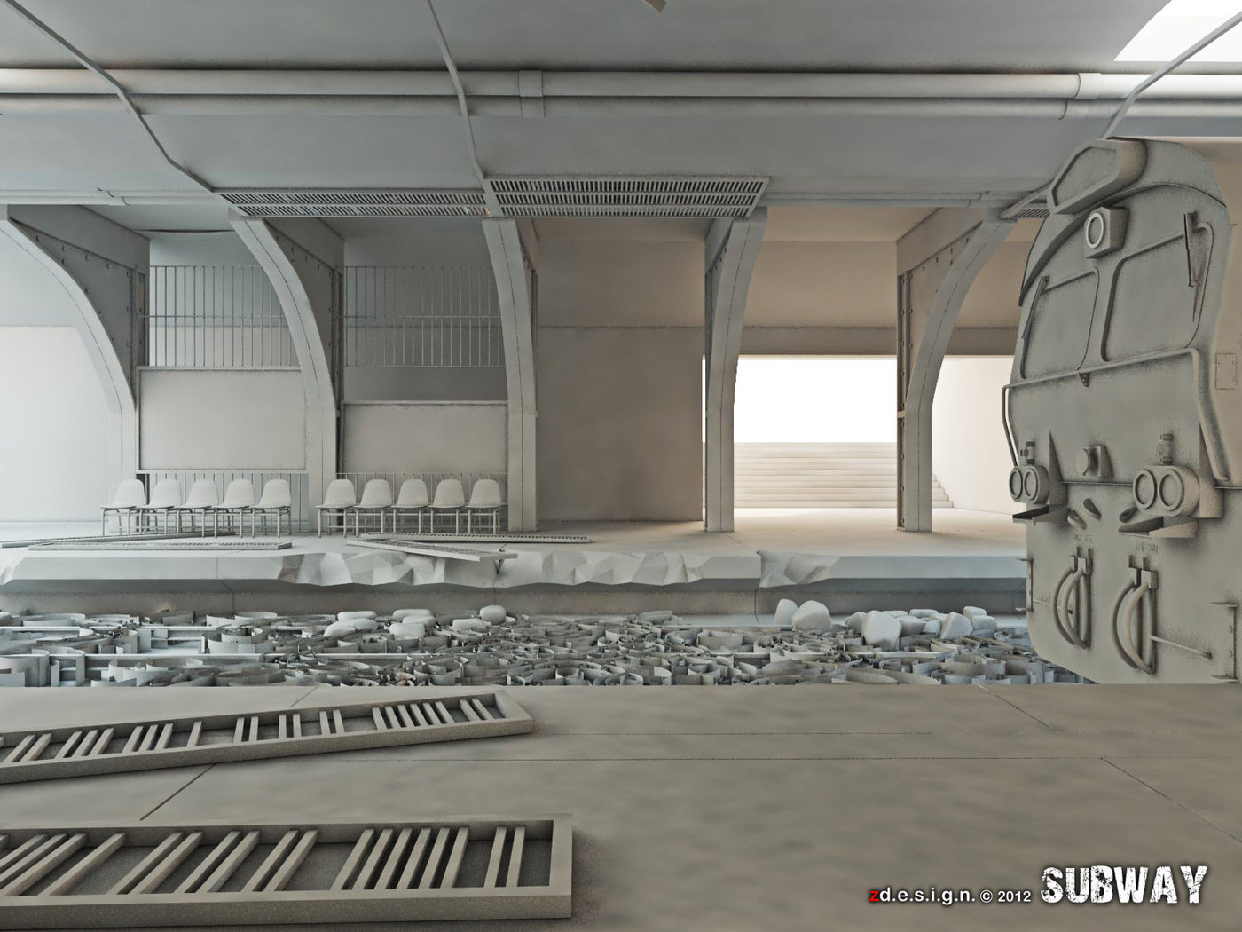 Subway_Ruins by zernan suarez at Coroflot.com