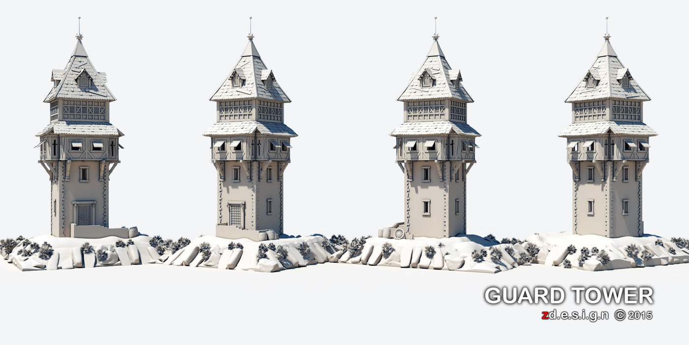 GUARD TOWER - Epic Medieval by zernan suarez at Coroflot.com