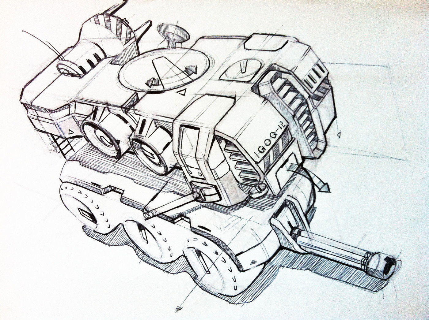 Sketches by Igor Sobolevsky at Coroflot.com