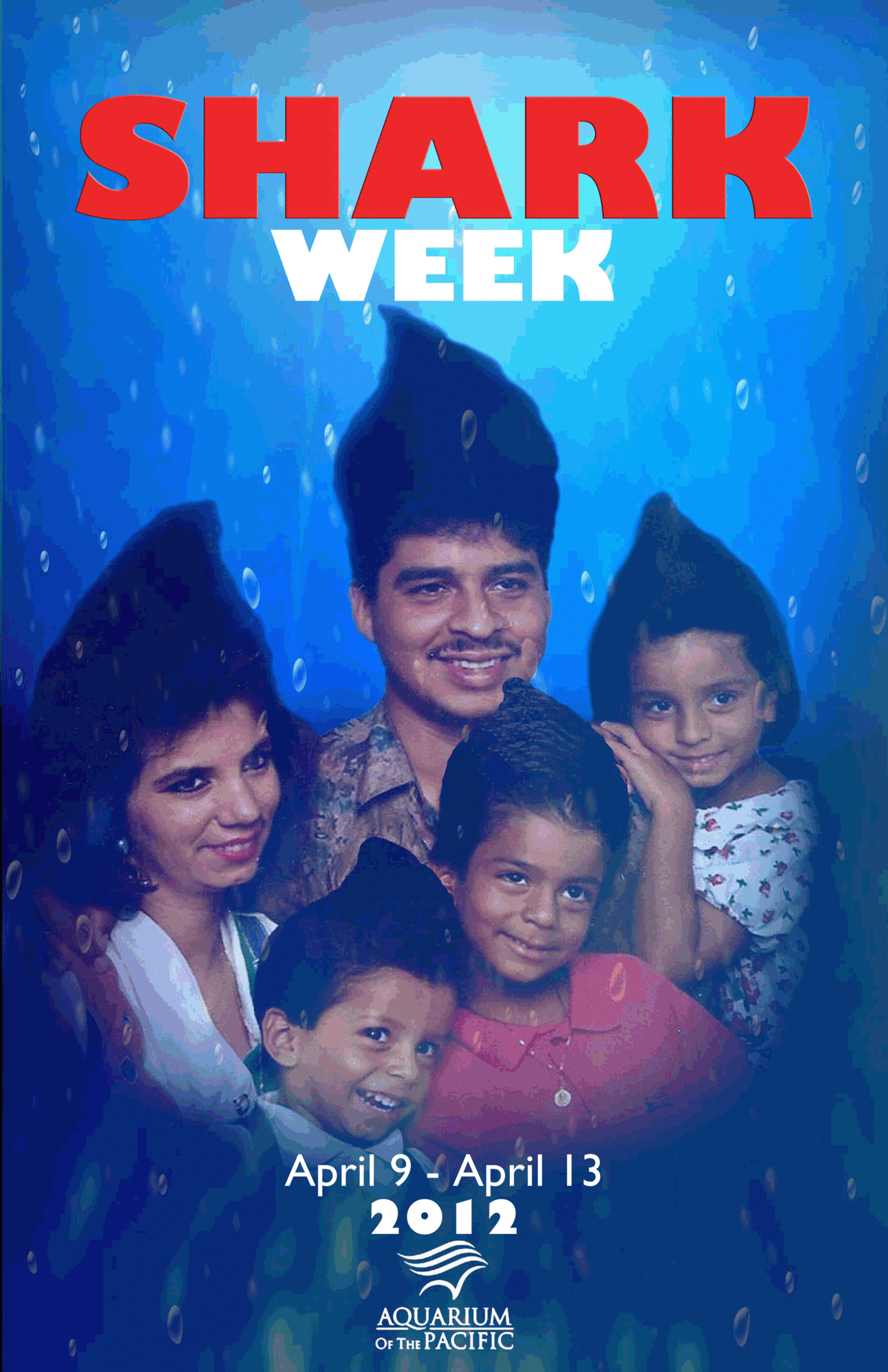 Family Shark Week Poster by ESTHER GARIBAY at Coroflot.com