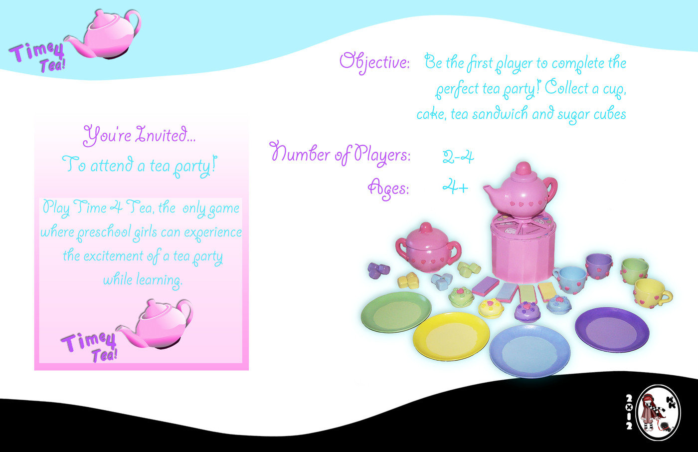 Time 4 Tea Game by Kylie Kaufman at Coroflot.com