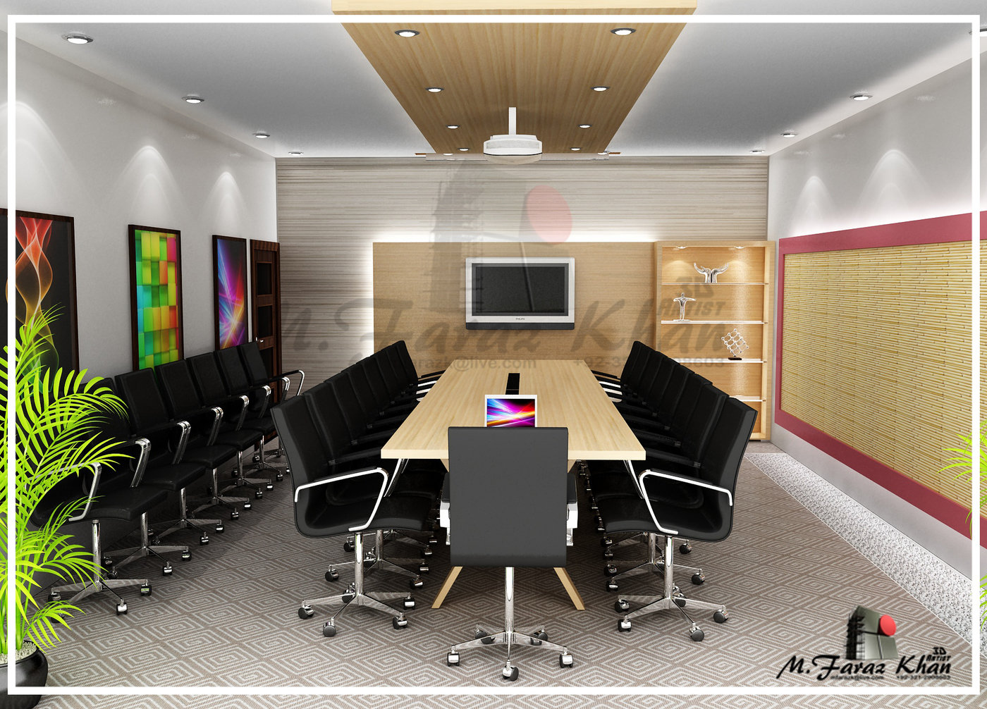 Metting Room Design by Muhammad Faraz Khan at Coroflot.com