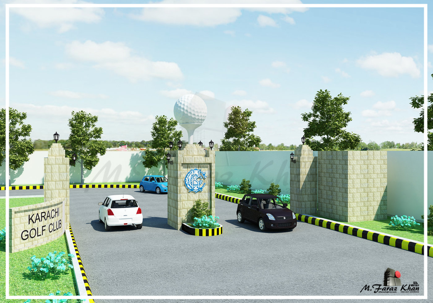 Karachi Golf Club Gate by Muhammad Faraz Khan at Coroflot.com