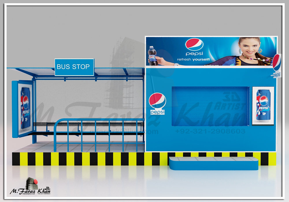 Pepsi Bus Stop Shop by Muhammad Faraz Khan at Coroflot.com
