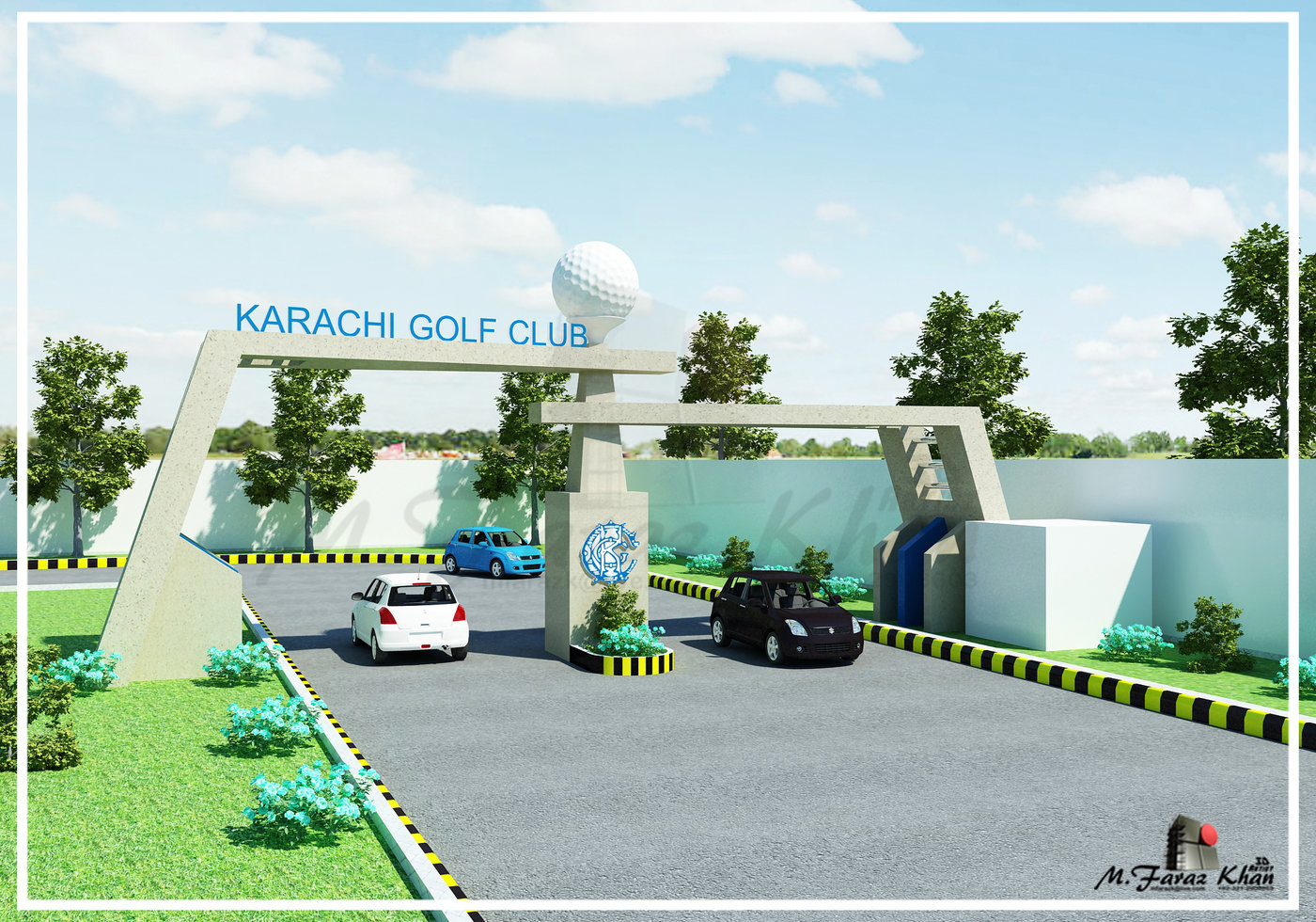 Karachi Golf Club Gate by Muhammad Faraz Khan at Coroflot.com