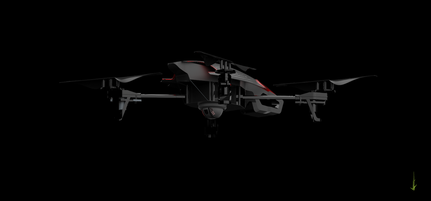 Drone Quadricopter Design - Cuadricoptero diseño by Juan José Foc at ...