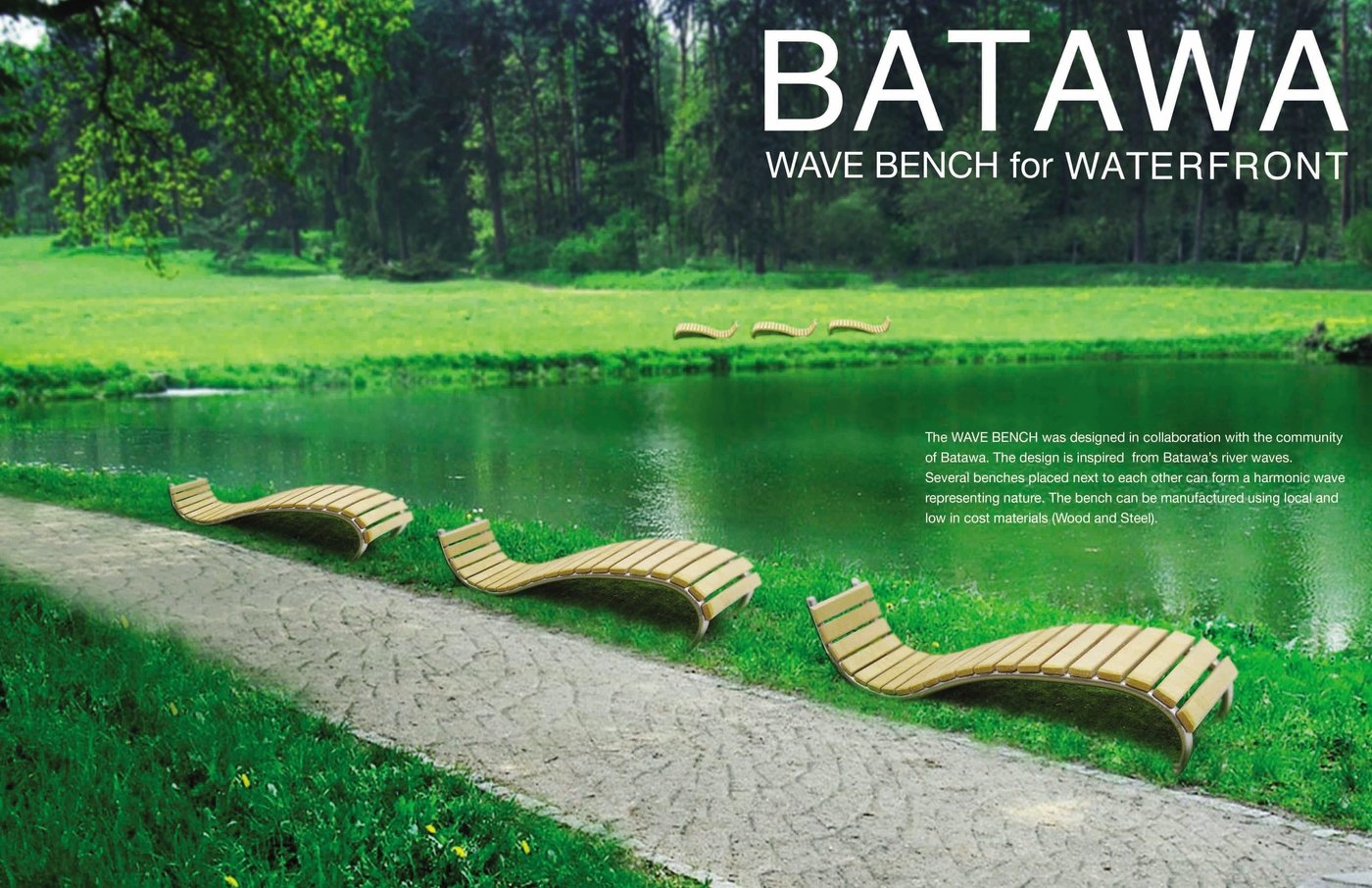 Wave Bench by Youssef Sayarh at Coroflot.com