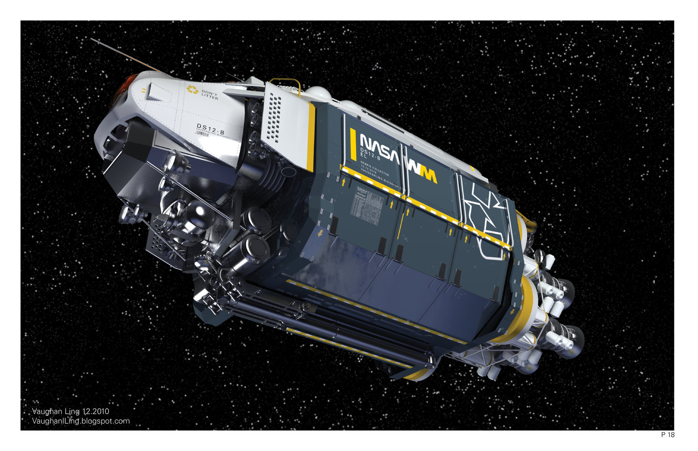 Spaceships by Vaughan Ling at Coroflot.com