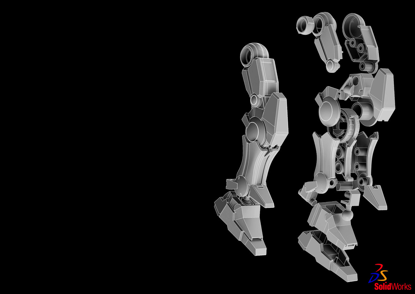 Gundam Solidworks Model by Vasyl Rabshtyna at Coroflot.com