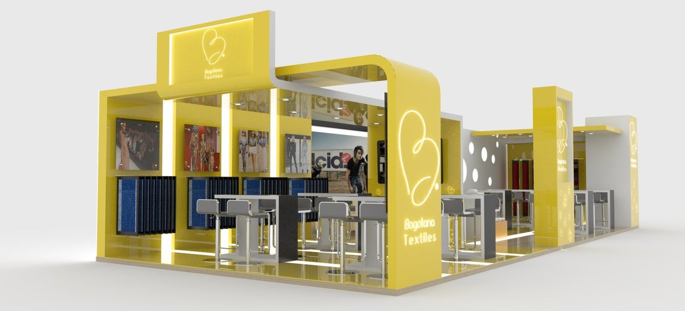 stand bogotana de textiles by Andrés Ramírez at Coroflot.com