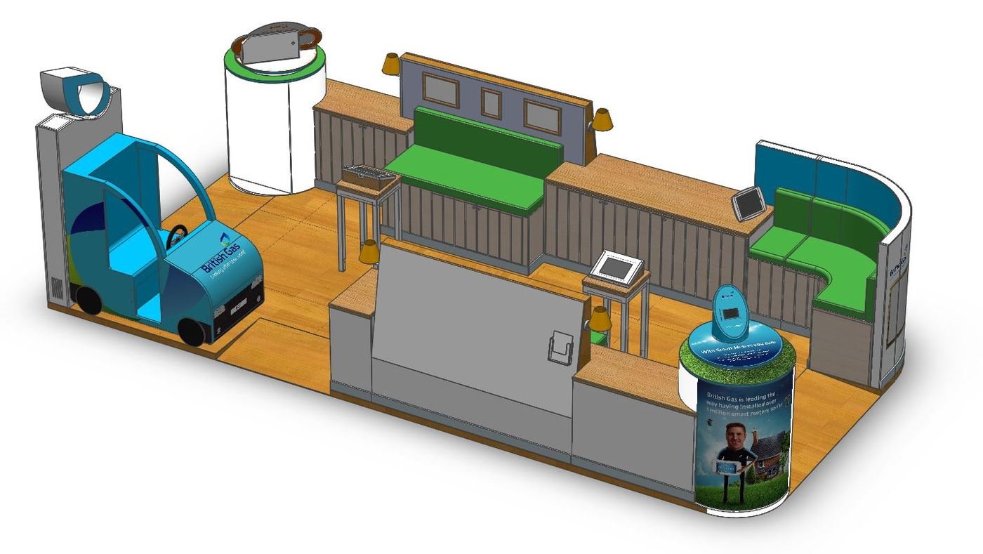 British Gas Kiosks for Green Room Retail by S. Lee Price at Coroflot.com