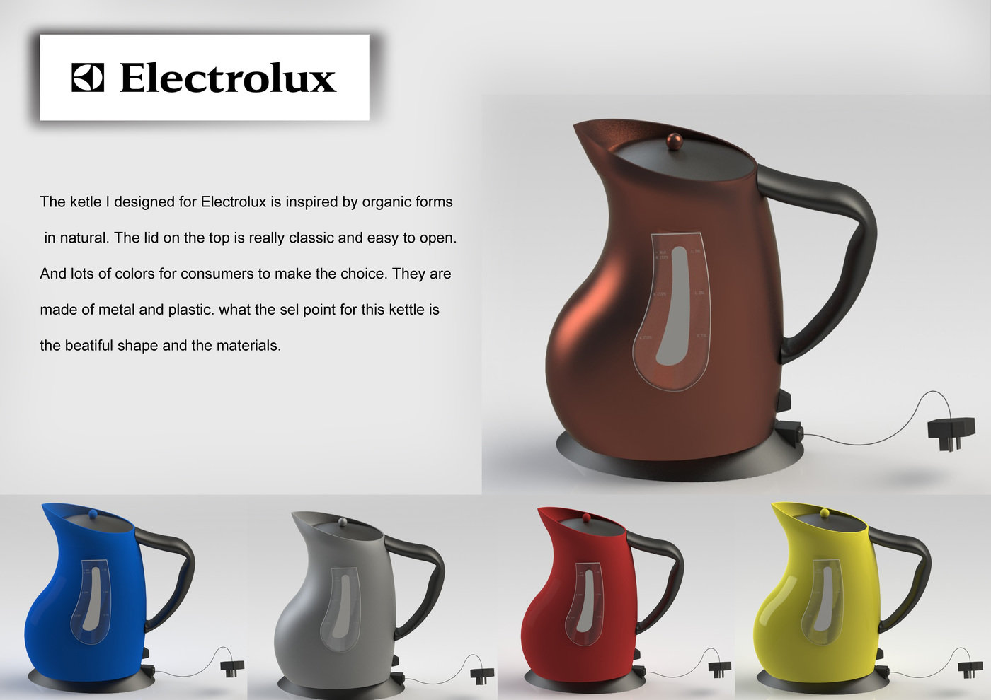 Kettle design by Jingjing Huang at Coroflot.com
