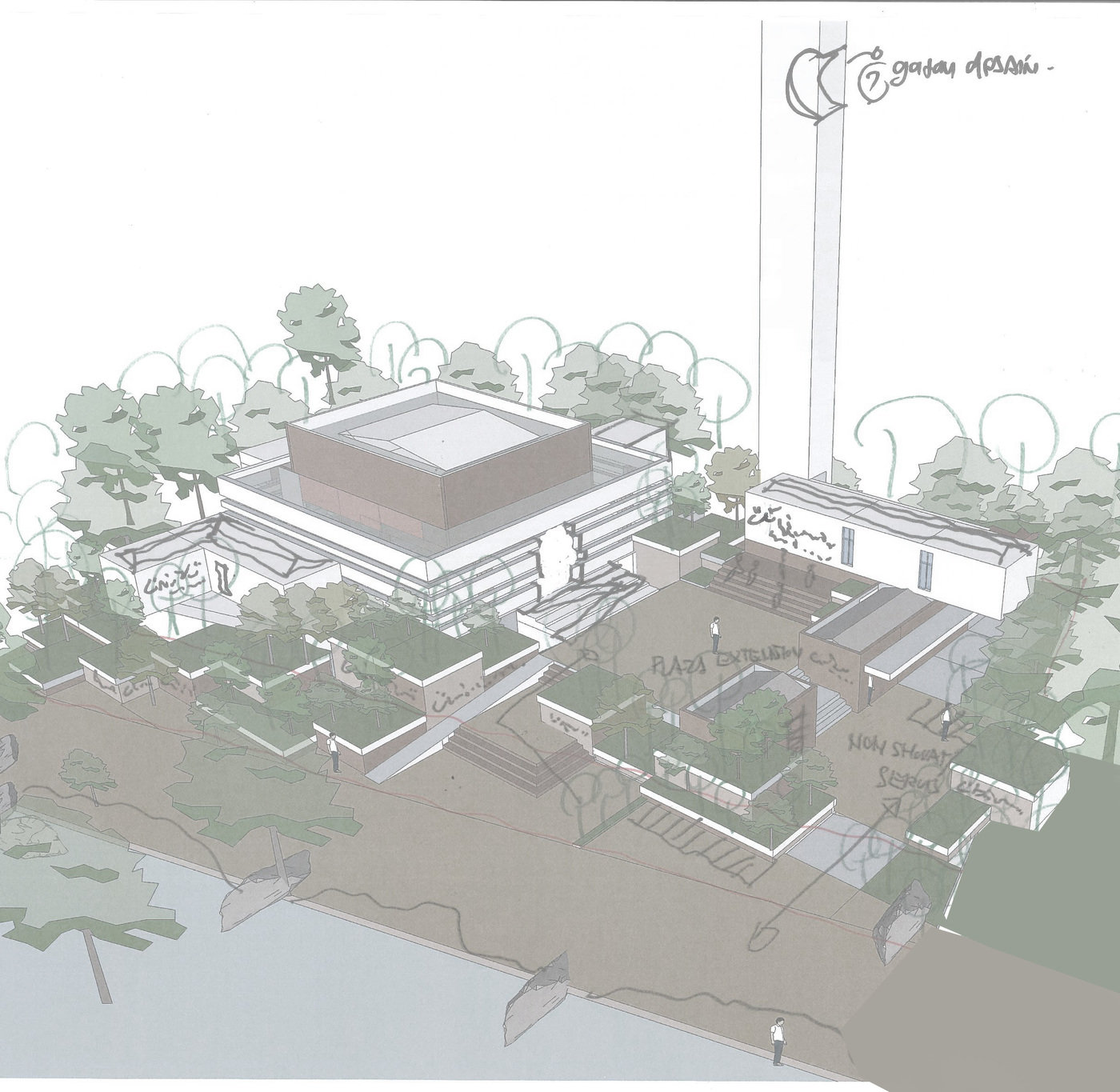 Taman Kontemplatif - Masjid Jami Nurul Amal by Antonius Richard Rusli ...