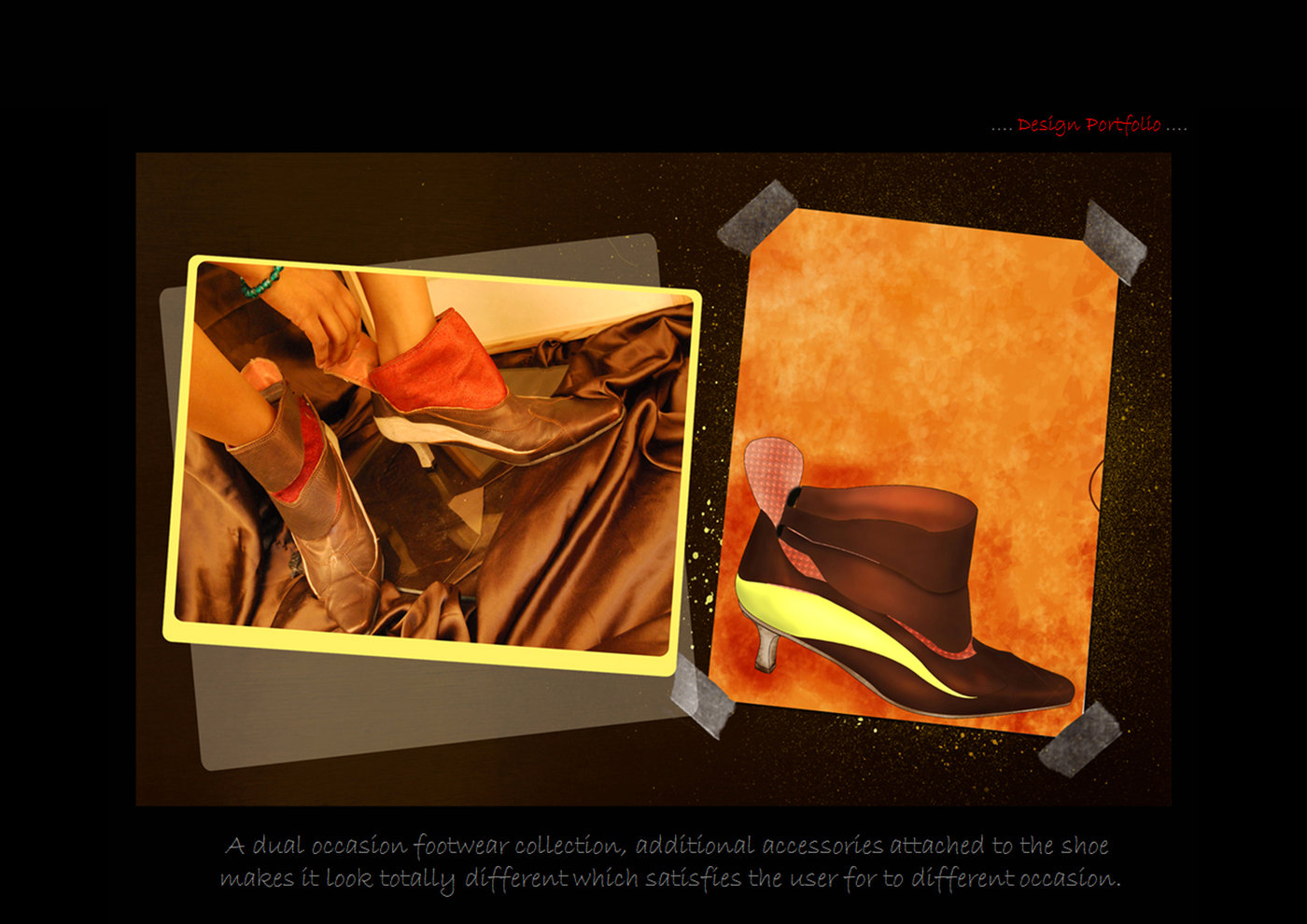 Footwear collection inspired from DUAL by Rakesh Ravindran at Coroflot.com