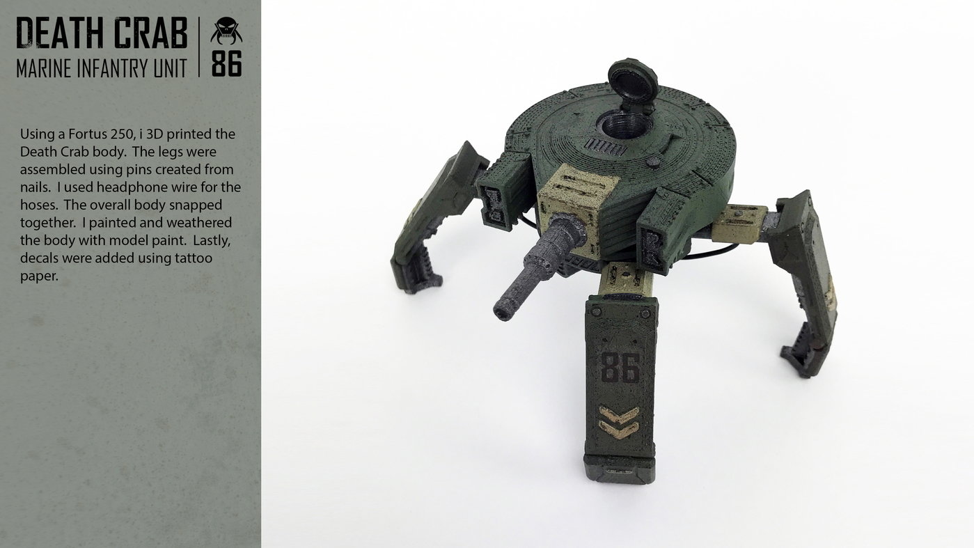 Death Crab Mech by Dennis Foster at Coroflot.com