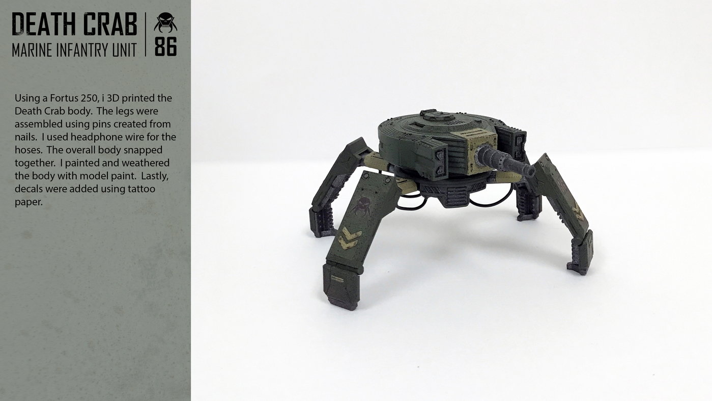 Death Crab Mech by Dennis Foster at Coroflot.com