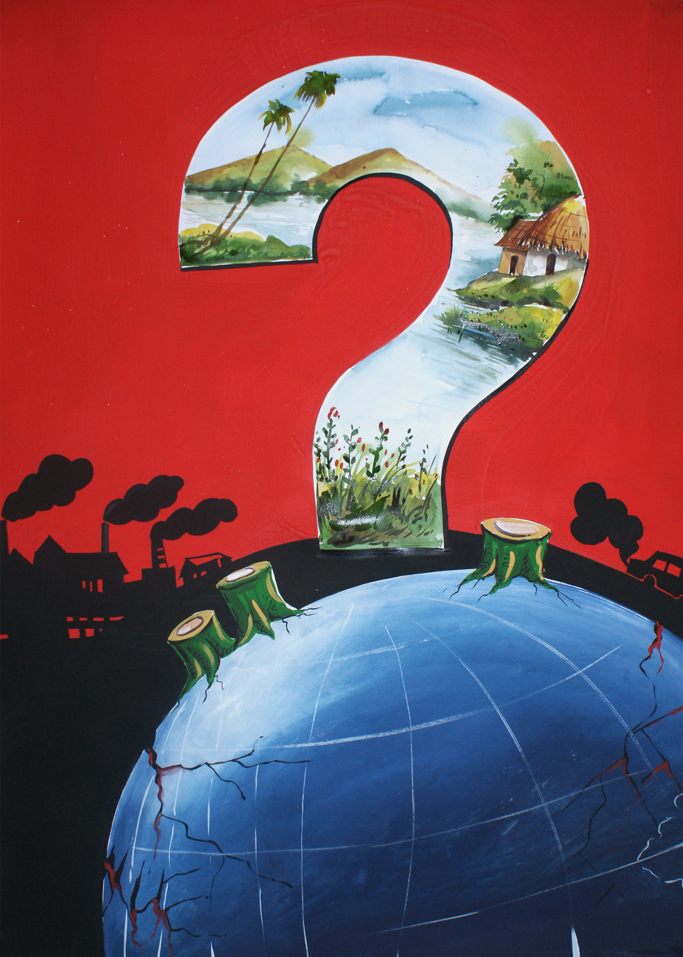 posters design OLD WORKS (used Postercolour on paper) by Gautam Kumar ...