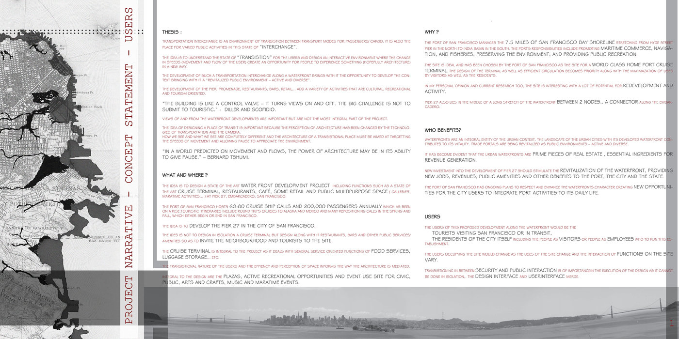 THESIS - Waterfront development at pier 27 by Vidhi Patel at Coroflot.com