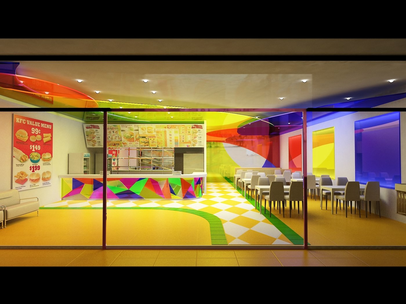 Diploma_ Design Studio 4_ Food-court by Mai Anh at Coroflot.com