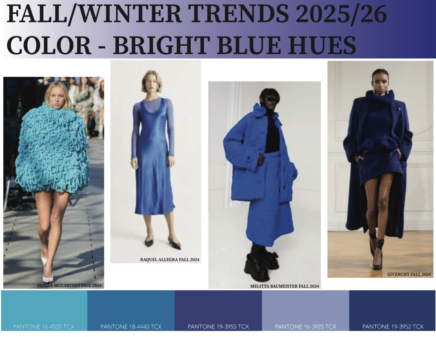 2025 FALL/WINTER COLOR TREND FORECAST by Bianca Munoz at Coroflot.com