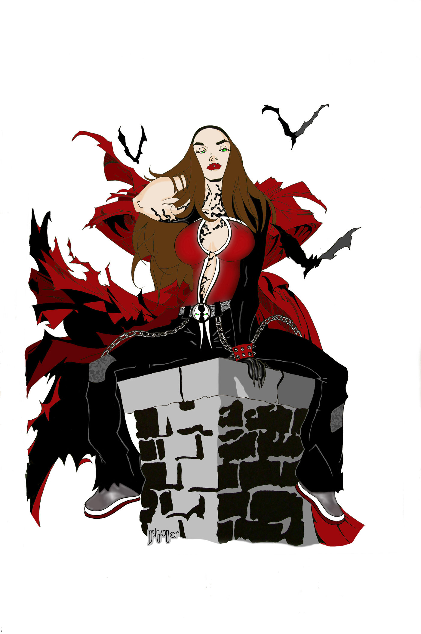Female spawn type character by Jason Delgado at Coroflot.com
