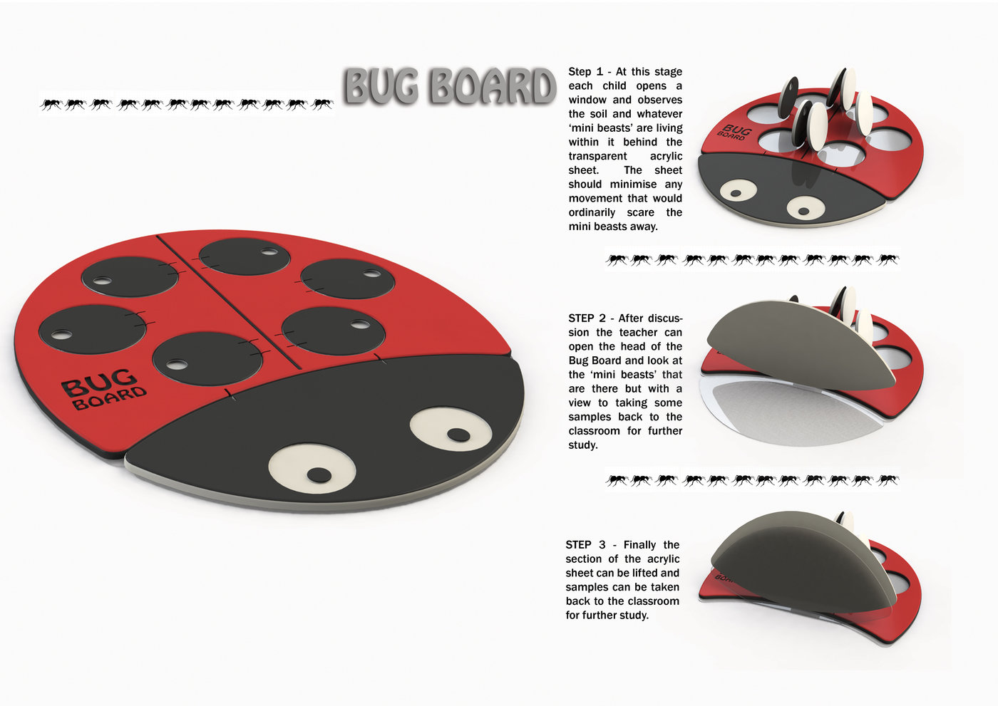 Bug Board - Children's outdoor educational tool. by Chris Peel at ...