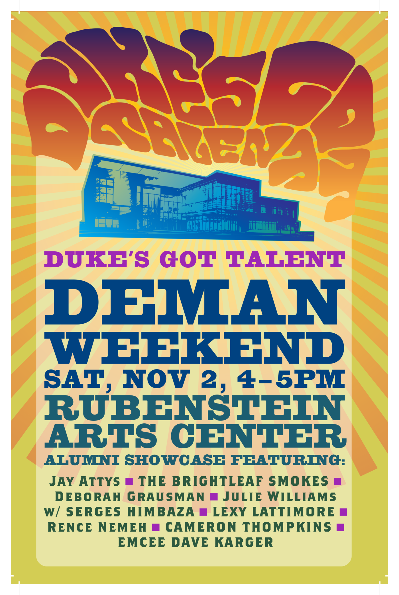 Duke's Got Talent Poster Design by Robby Poore at Coroflot.com