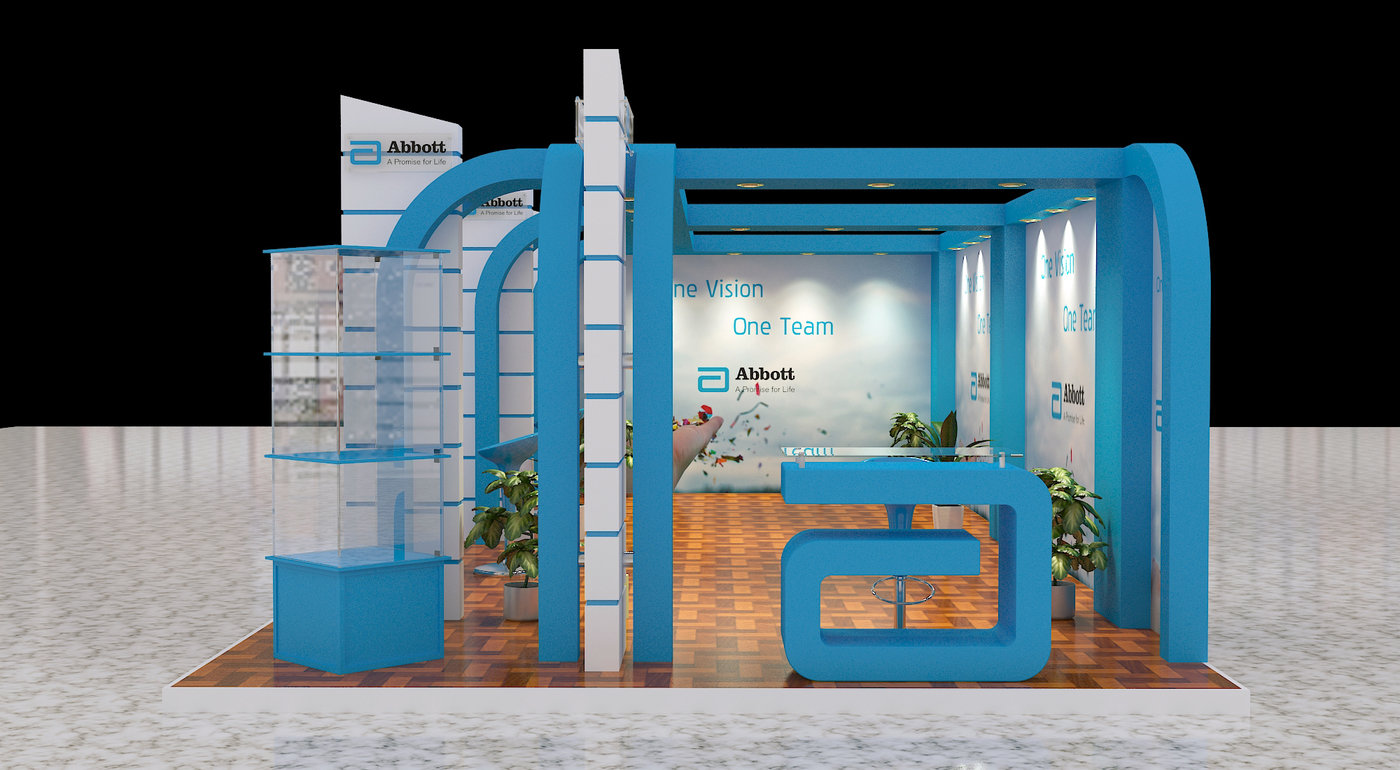 Stall Design for Abbott Nutrition by Umair Khan at Coroflot.com