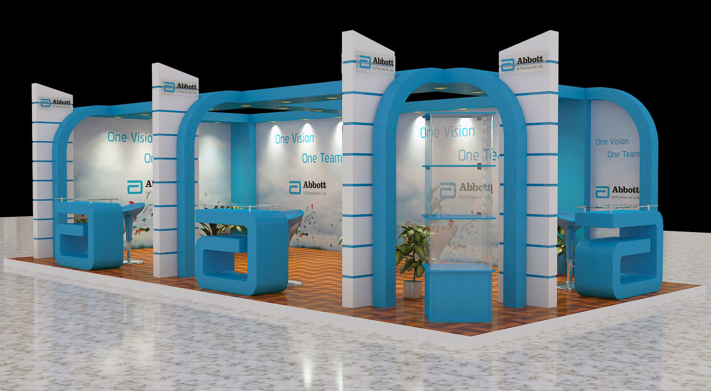 Stall Design for Abbott Nutrition by Umair Khan at Coroflot.com