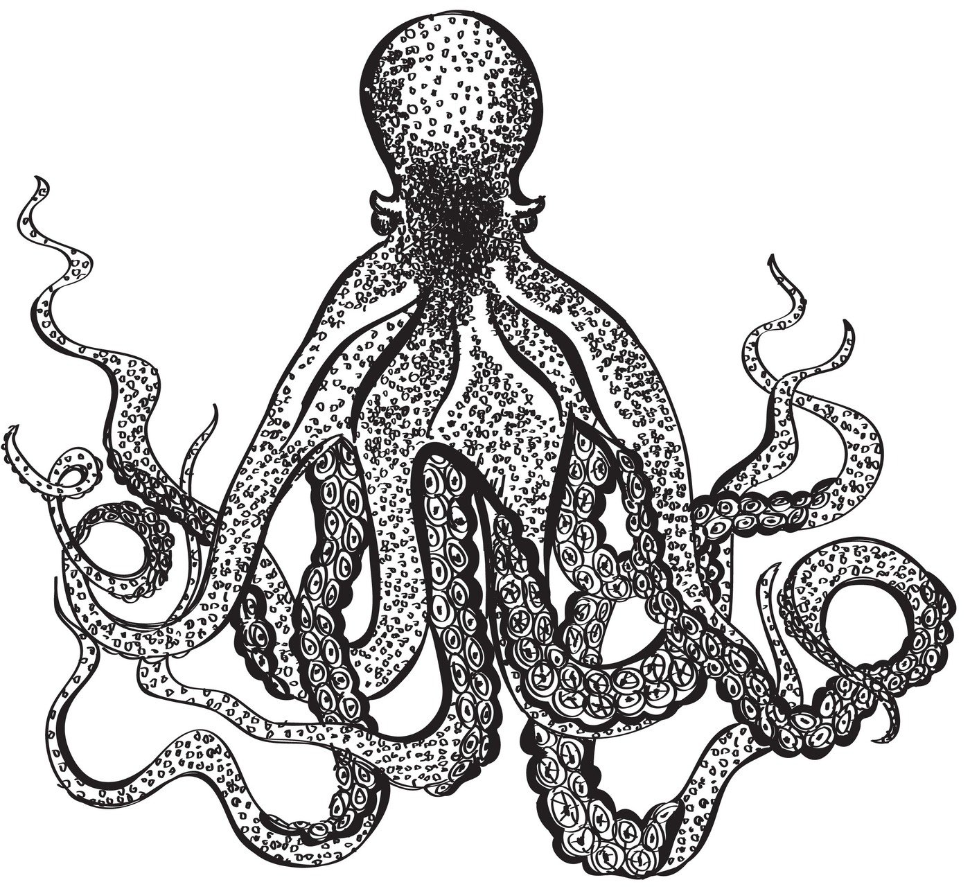 Octopus Chest Illustration by Jackie Bauer at Coroflot.com