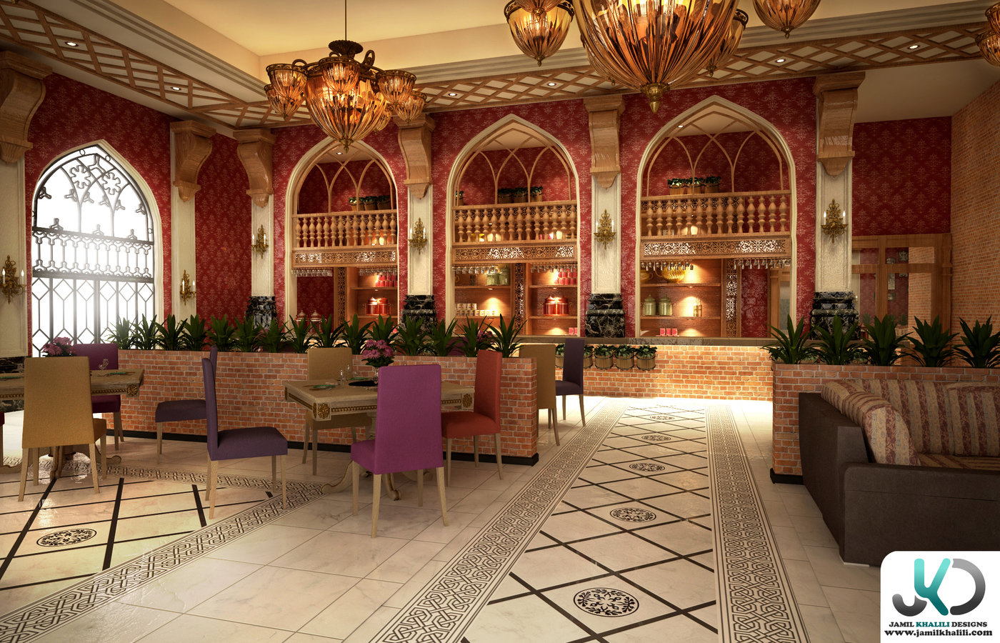 MAZAJ Restaurant - Dubai, UAE. by Jamil Khalili at Coroflot.com