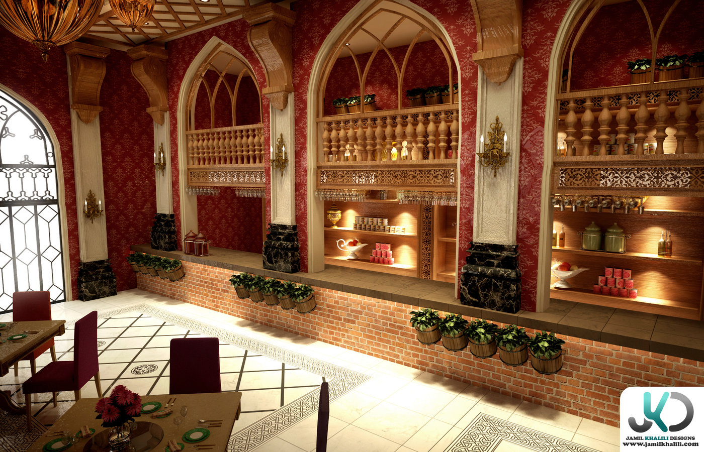 MAZAJ Restaurant - Dubai, UAE. by Jamil Khalili at Coroflot.com