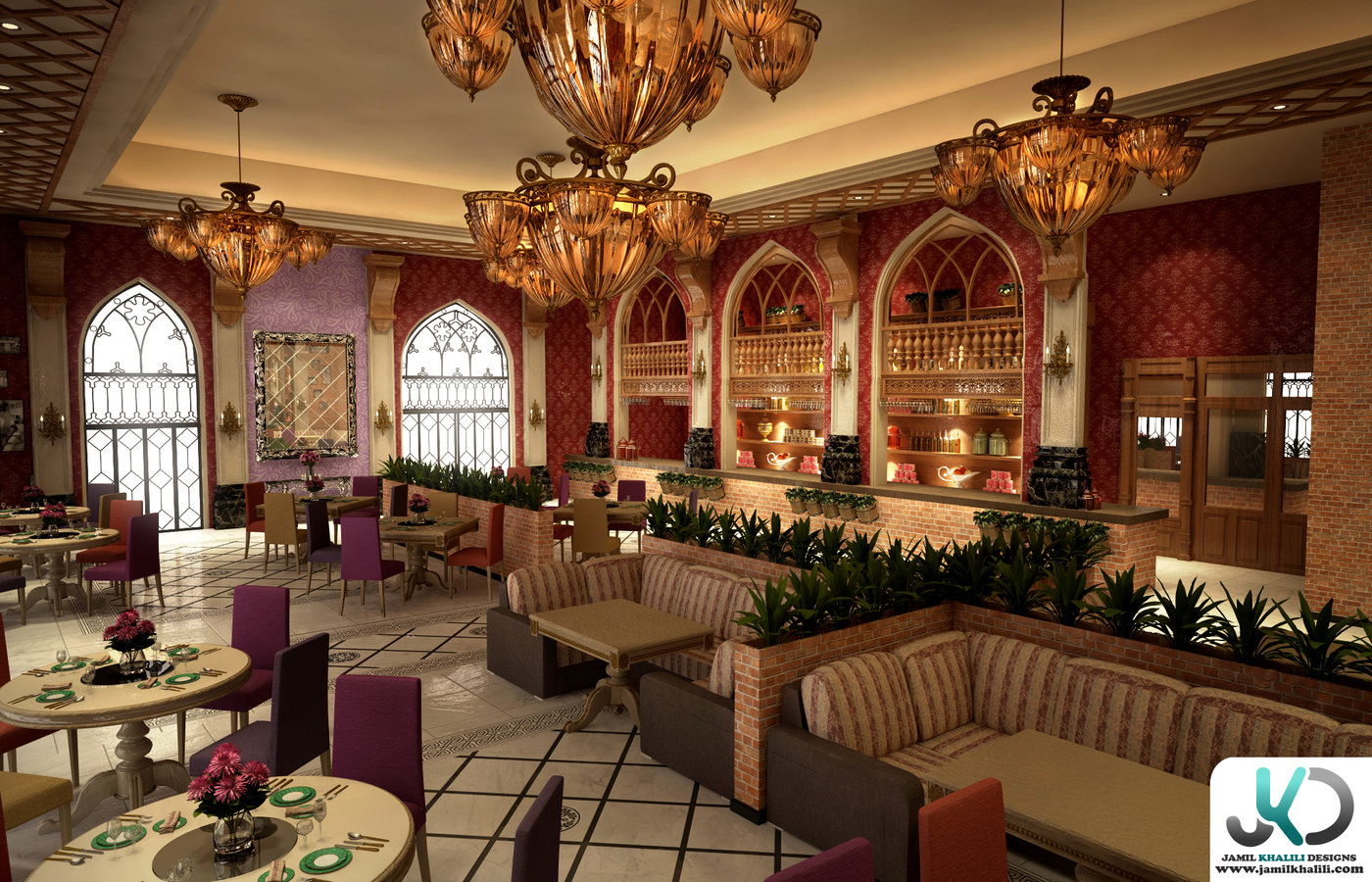 MAZAJ Restaurant - Dubai, UAE. by Jamil Khalili at Coroflot.com