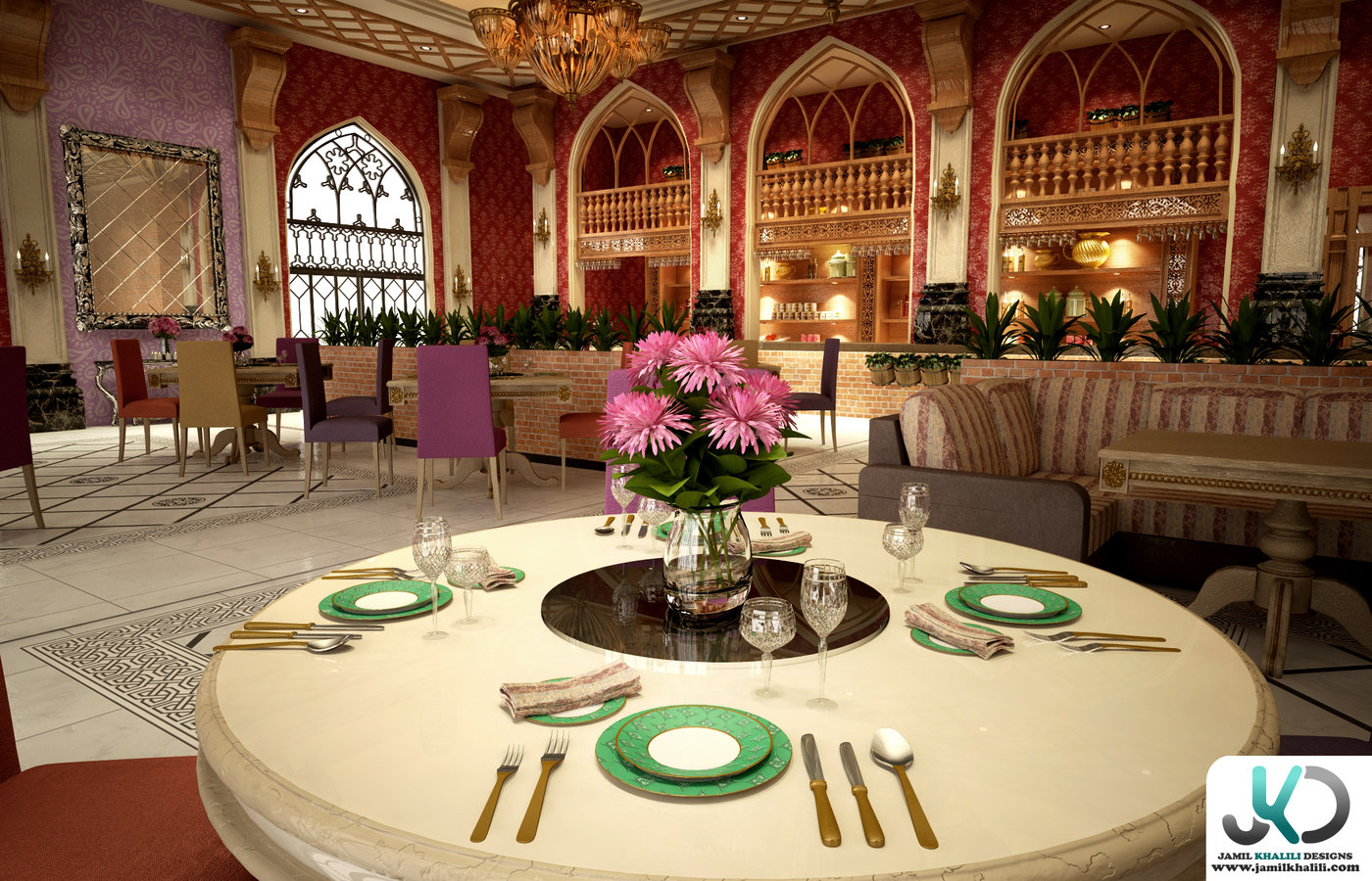 MAZAJ Restaurant - Dubai, UAE. by Jamil Khalili at Coroflot.com