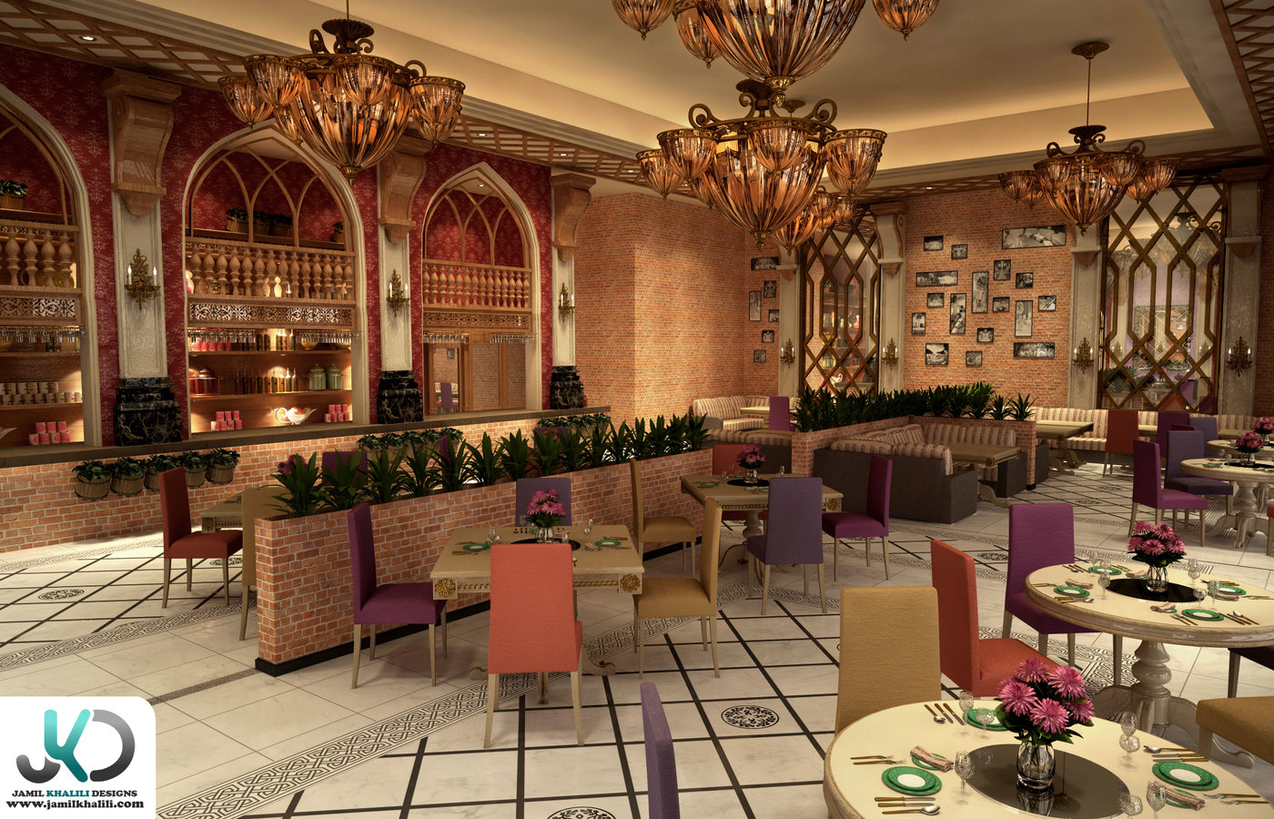 MAZAJ Restaurant - Dubai, UAE. by Jamil Khalili at Coroflot.com