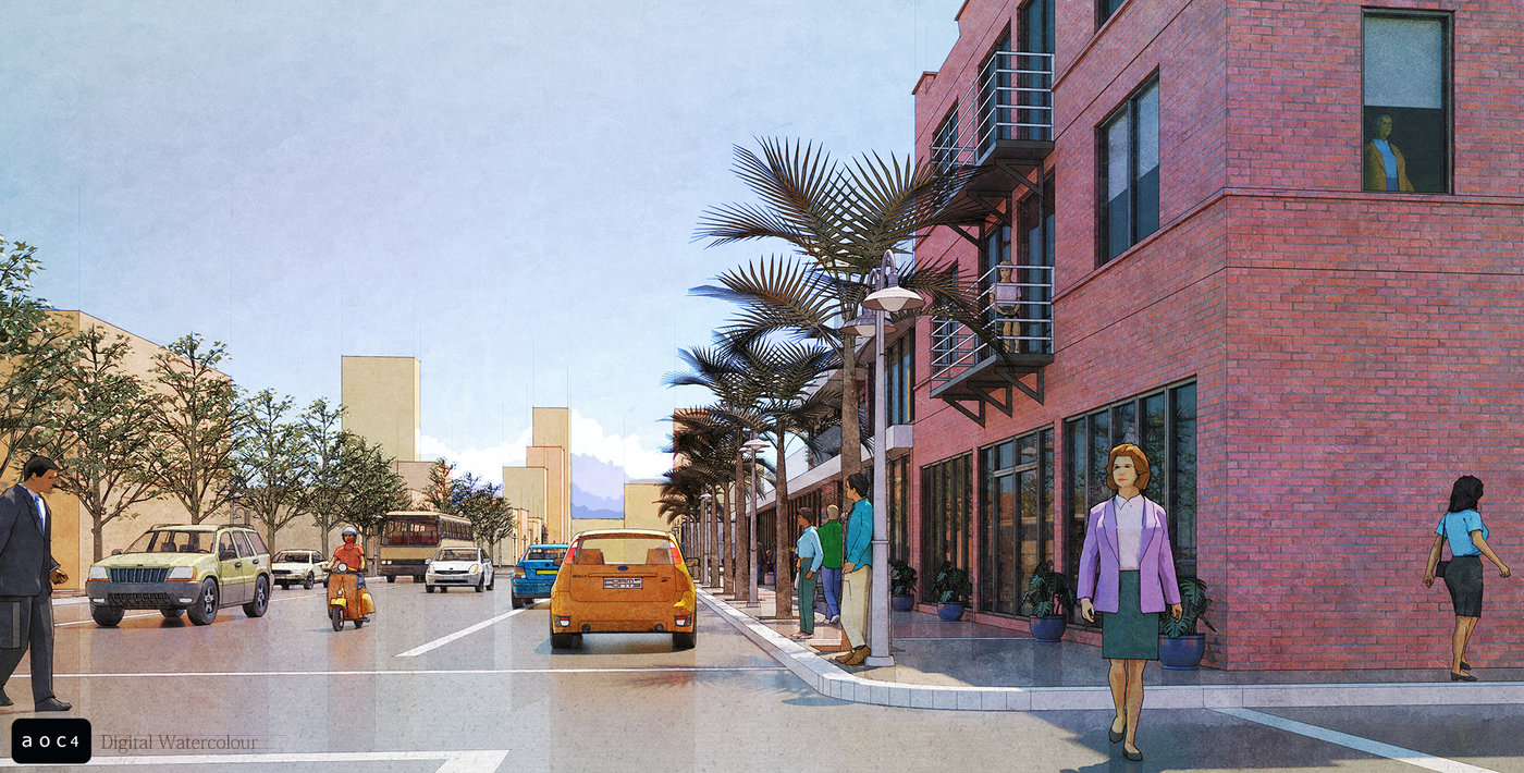 NPR Roam Building Render by Allan Casas at Coroflot.com