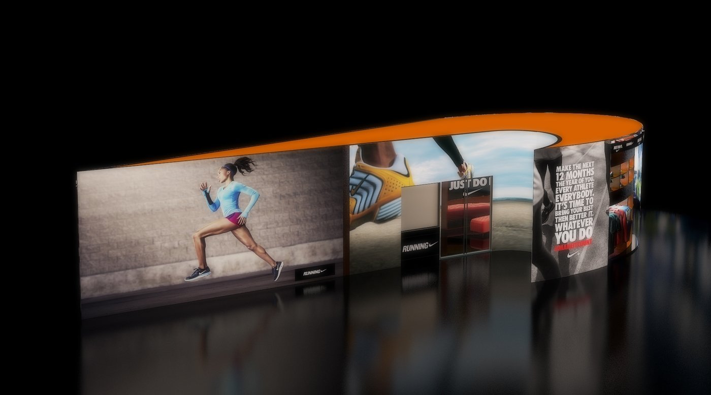 NIKE RUNNING DISPLAY by ARUSHI NAYAR at Coroflot.com