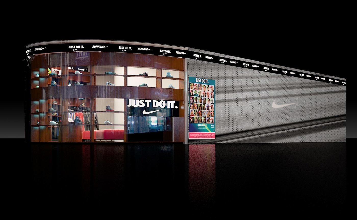 NIKE RUNNING DISPLAY by ARUSHI NAYAR at Coroflot.com
