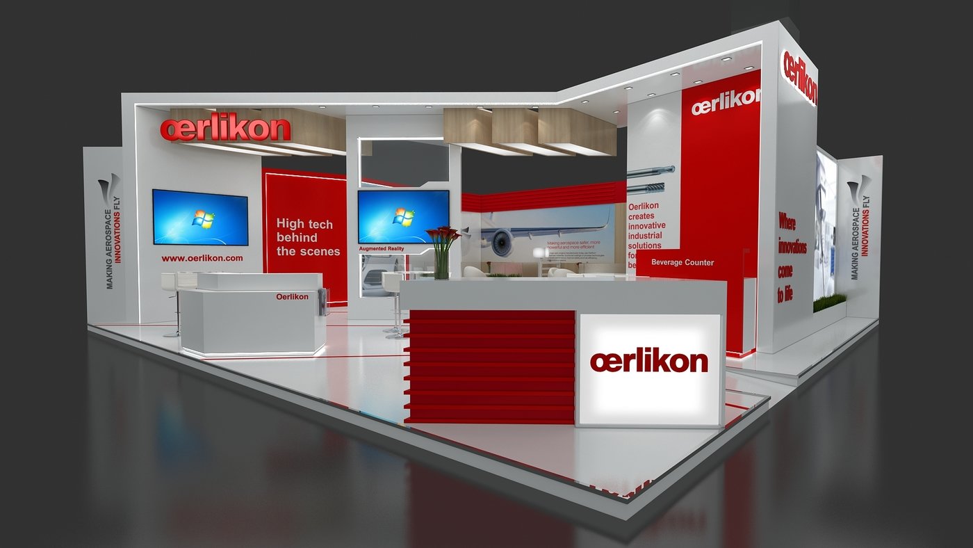 Oerlikon Booth Design @ Paris Air Show 2019 by Ravikant Yadav at ...