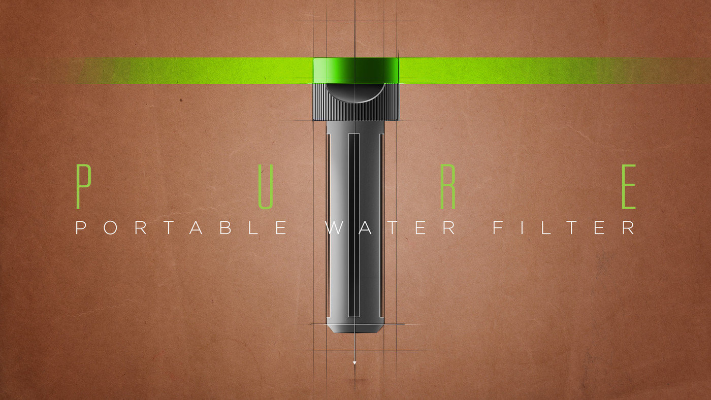 PURE : portable water filter by Siddhant Jaokar at Coroflot.com