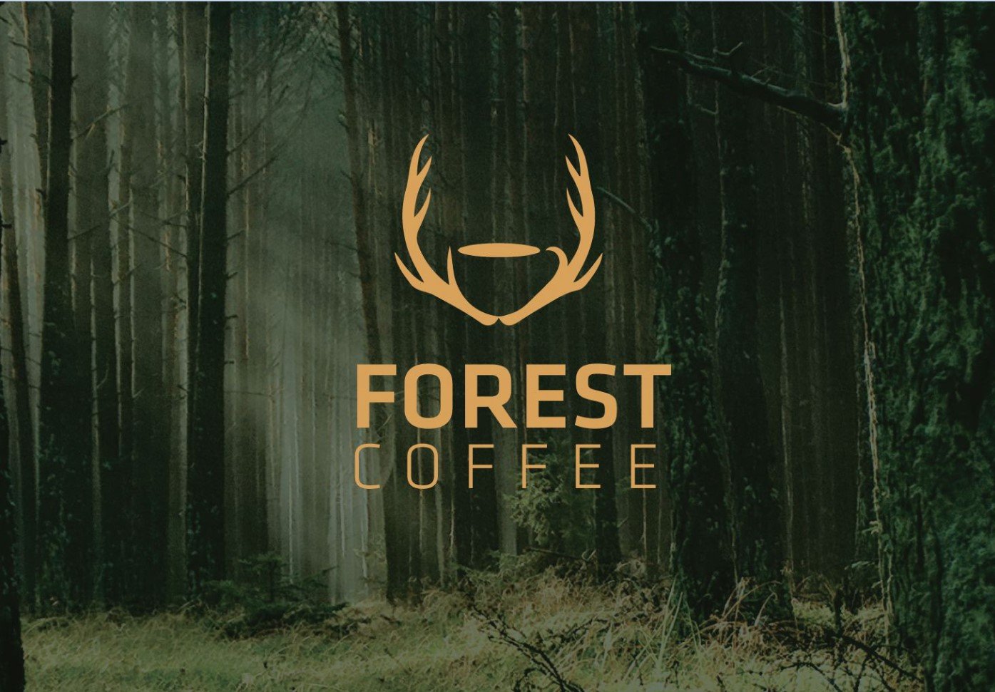 Logo for a Forest Cafeteria by Subha Islam at Coroflot.com