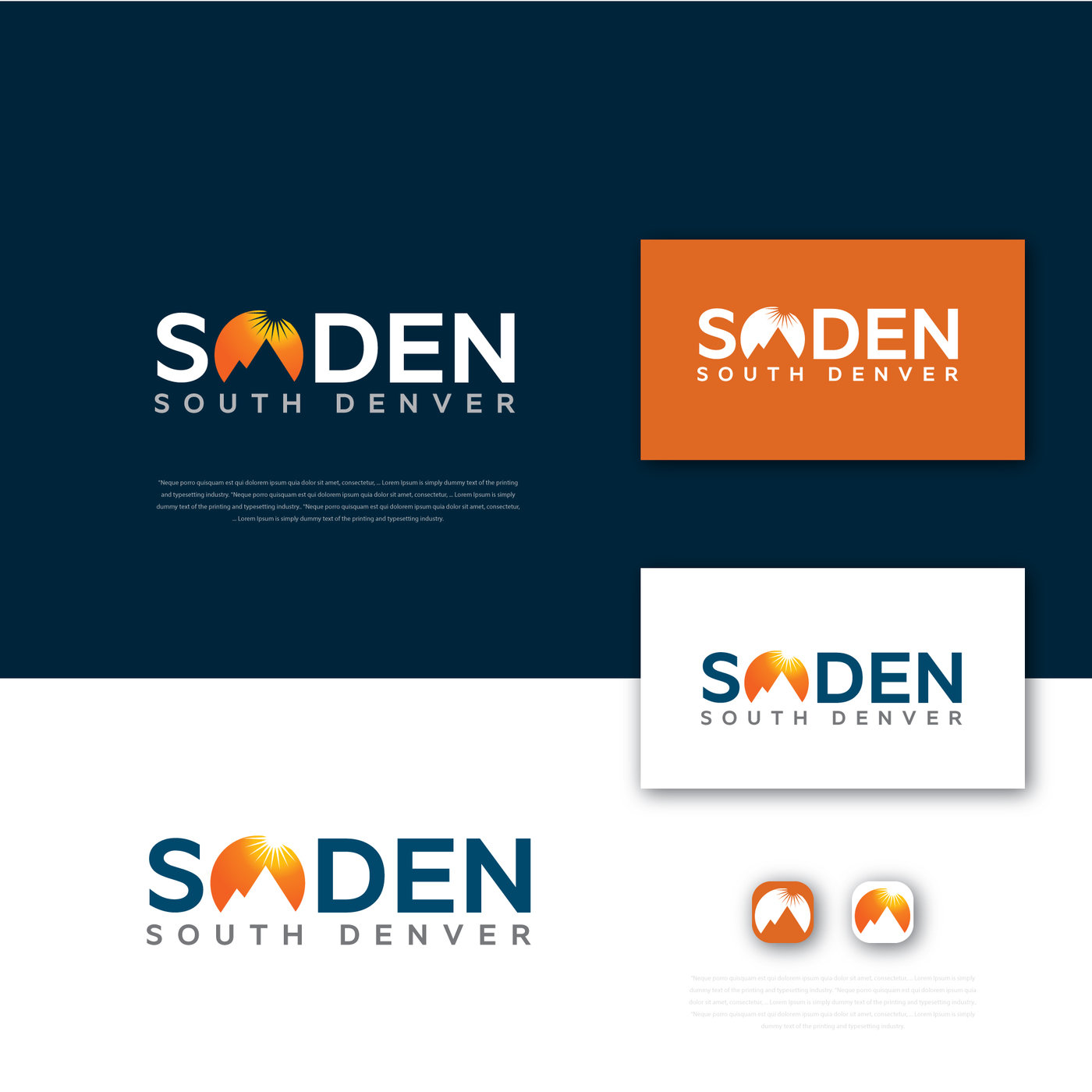 Logo for South Denver Community by Subha Islam at Coroflot.com